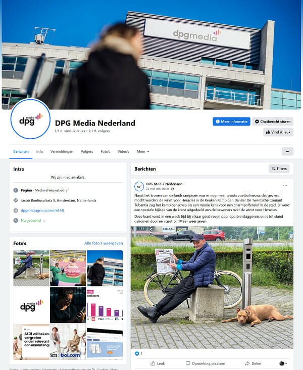 DPG Media - Klantenservicecontact.nl