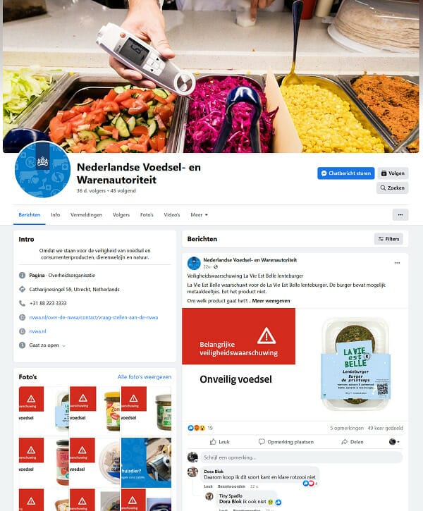 NVWA - Klantenservicecontact.nl